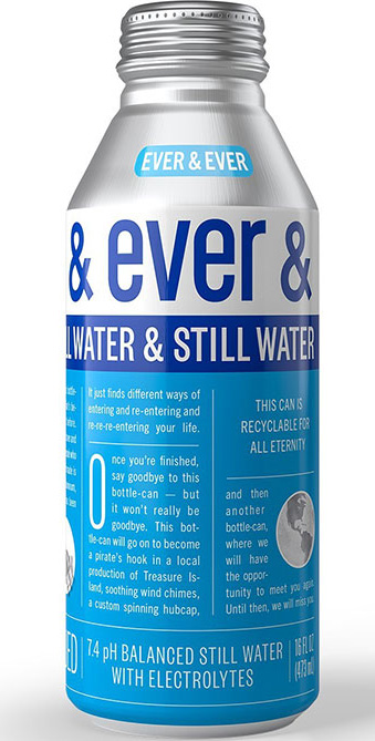 Ever & Ever Canned Water A Challenger For Bottled Water