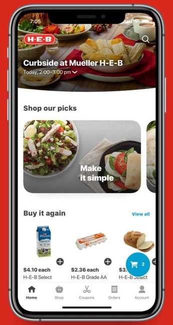 H-E-B Launches Its New My H-E-B Mobile Shopping App