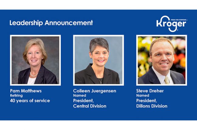Kroger Promotes New Leaders In Central And Dillons Divisions