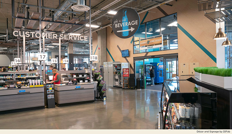 QFC Design In Kirkland, WA, Embraces Modern Grocery Store Experience