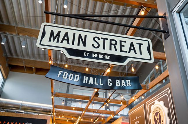 H-E-B At Mueller’s Main Streat Food Hall Now Open