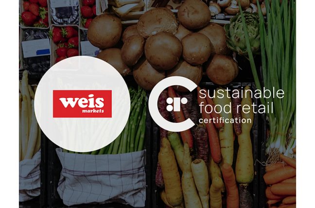 Weis Markets Reaffirms Sustainable Food Retail Certification