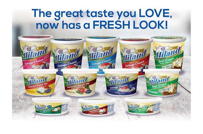 Hiland Dairy Cultured Products Sport New-Look Packaging