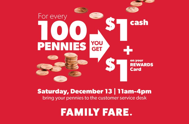 Family Fare Penny Event Encourages Shoppers To Swap Coins For Rewards