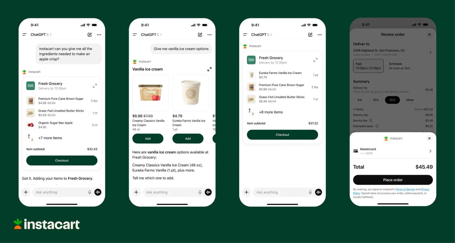 Instacart Launches First Grocery App Inside ChatGPT