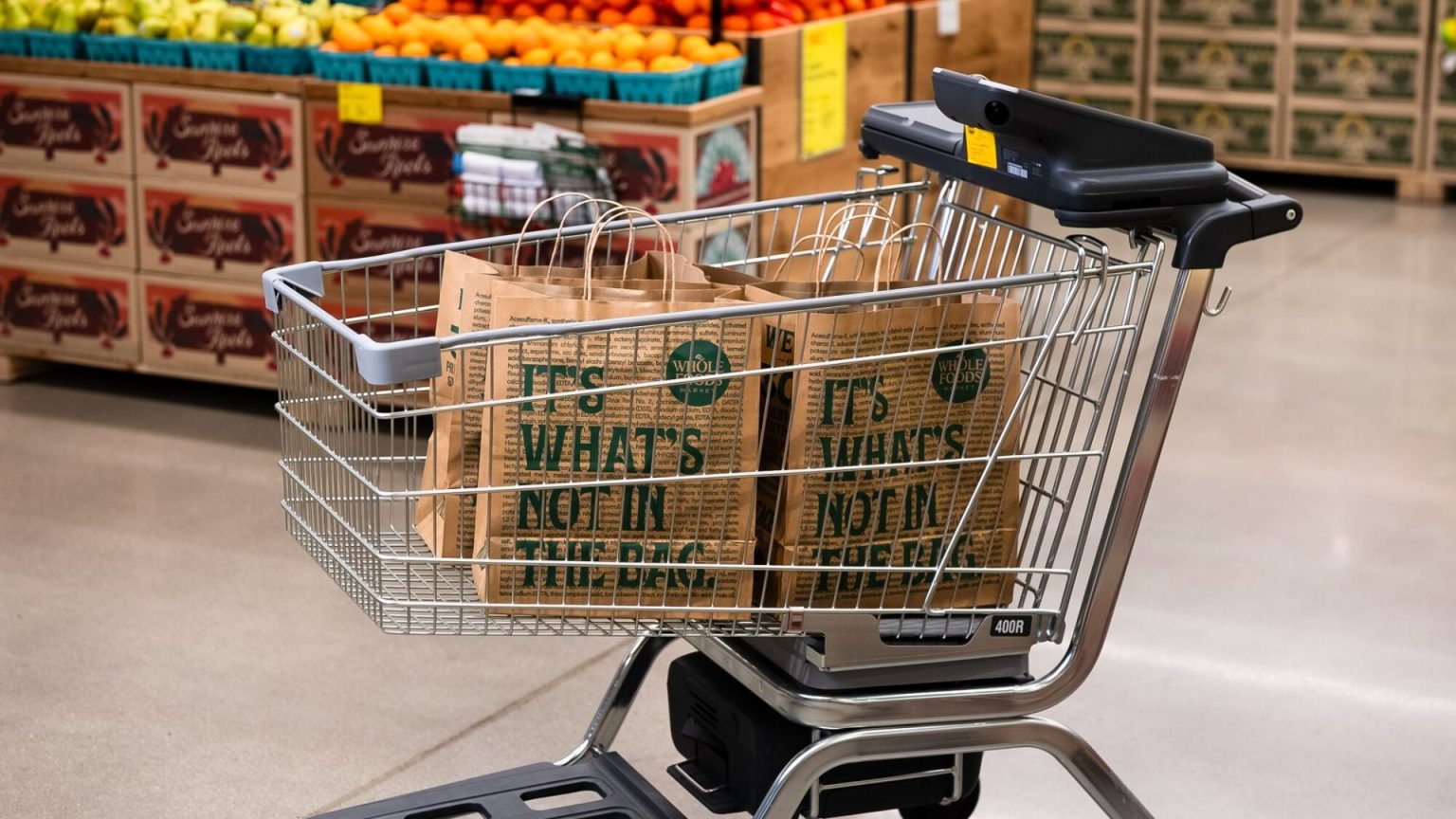 Amazon Debuts Redesigned Dash Cart For Whole Foods Market