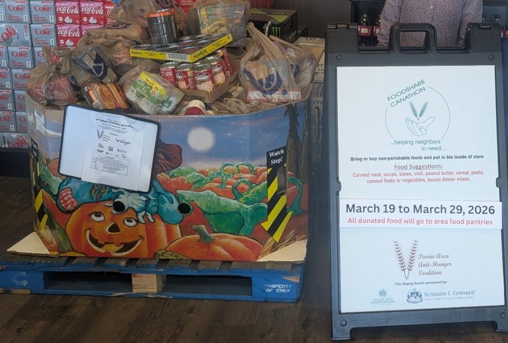 Kroger, Peoria Area Anti-Hunger Coalition Launch Annual Canathon Food Drive