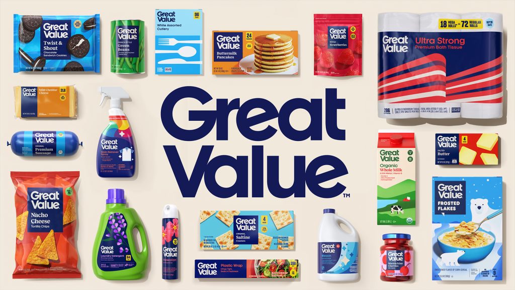Walmart Plans Full Redesign For Great Value Private Label Brand